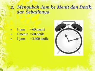 Matematika Satuan Waktu kelas V sekolah dasar | PPTX