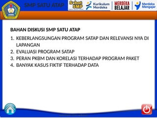 mengenal SMP Negeri Satu Atap secara utuh | PPTX