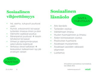 Satu Raappana-Jokinen voimauttava vuorovaikutus verkossa | PDF