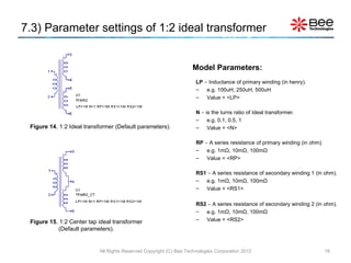 Simple Model of Transformer using LTspice | PPT