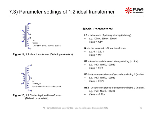 Simple Model of Transformer using LTspice | PPT