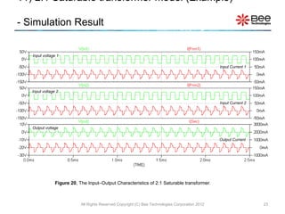 Simple Model of Transformer using LTspice | PPT