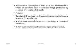 Saturated fatty acid β oxidation | PPTX