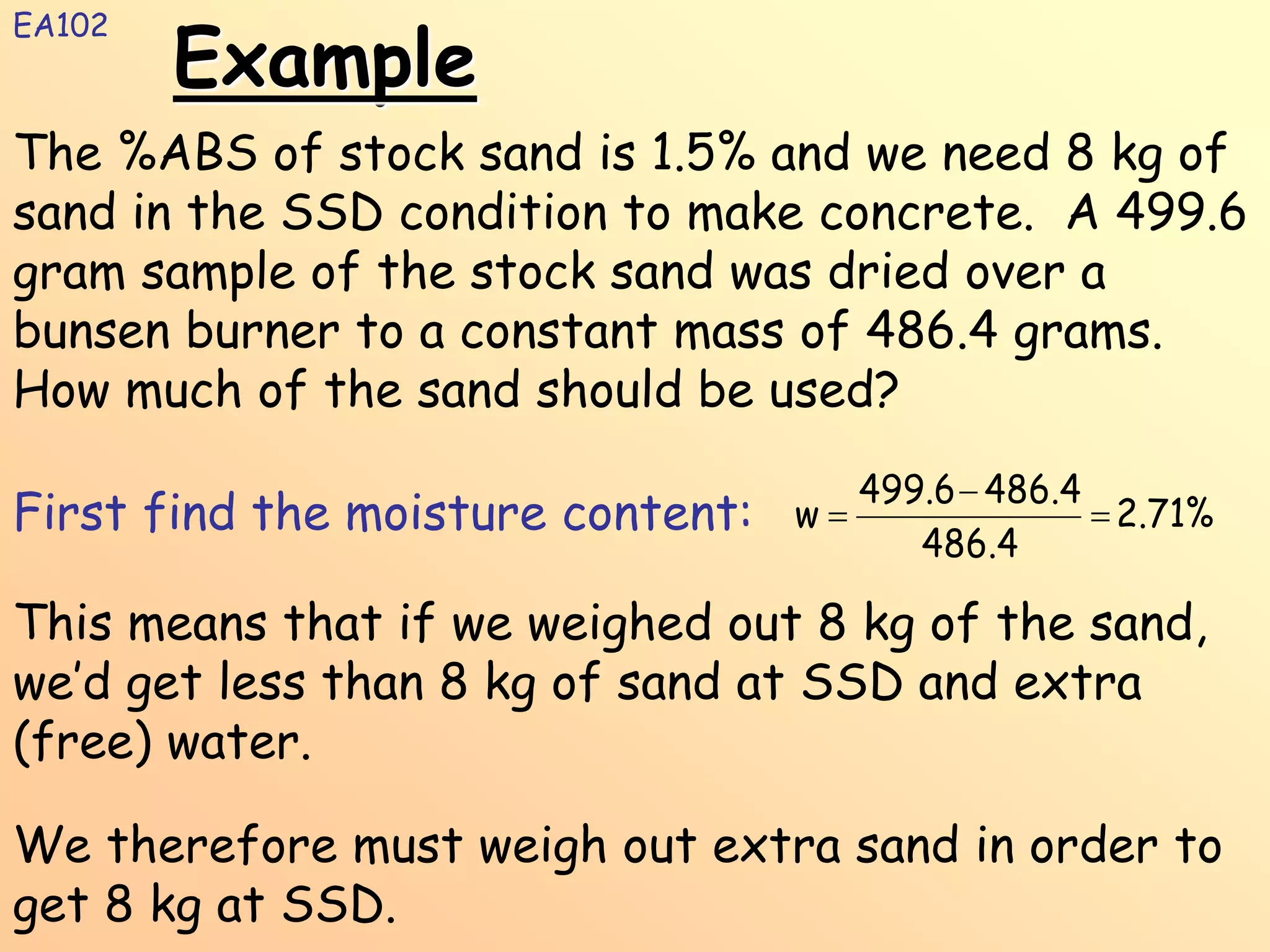 Saturated Surface Dry COndition.ppt