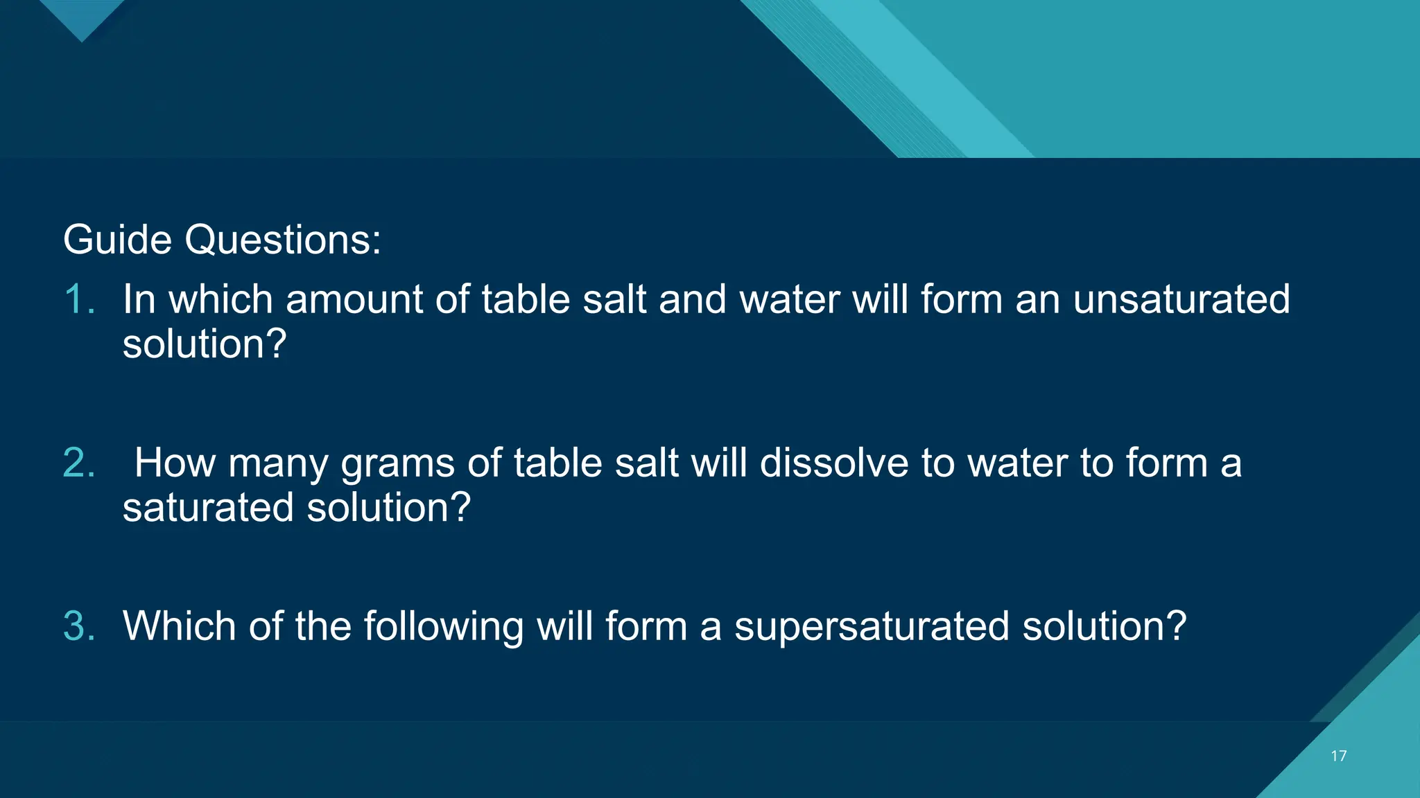 SATURATED vs. UNSATURATED Solutions PowerPoint.pptx