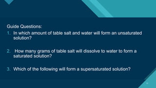 SATURATED vs. UNSATURATED Solutions PowerPoint.pptx