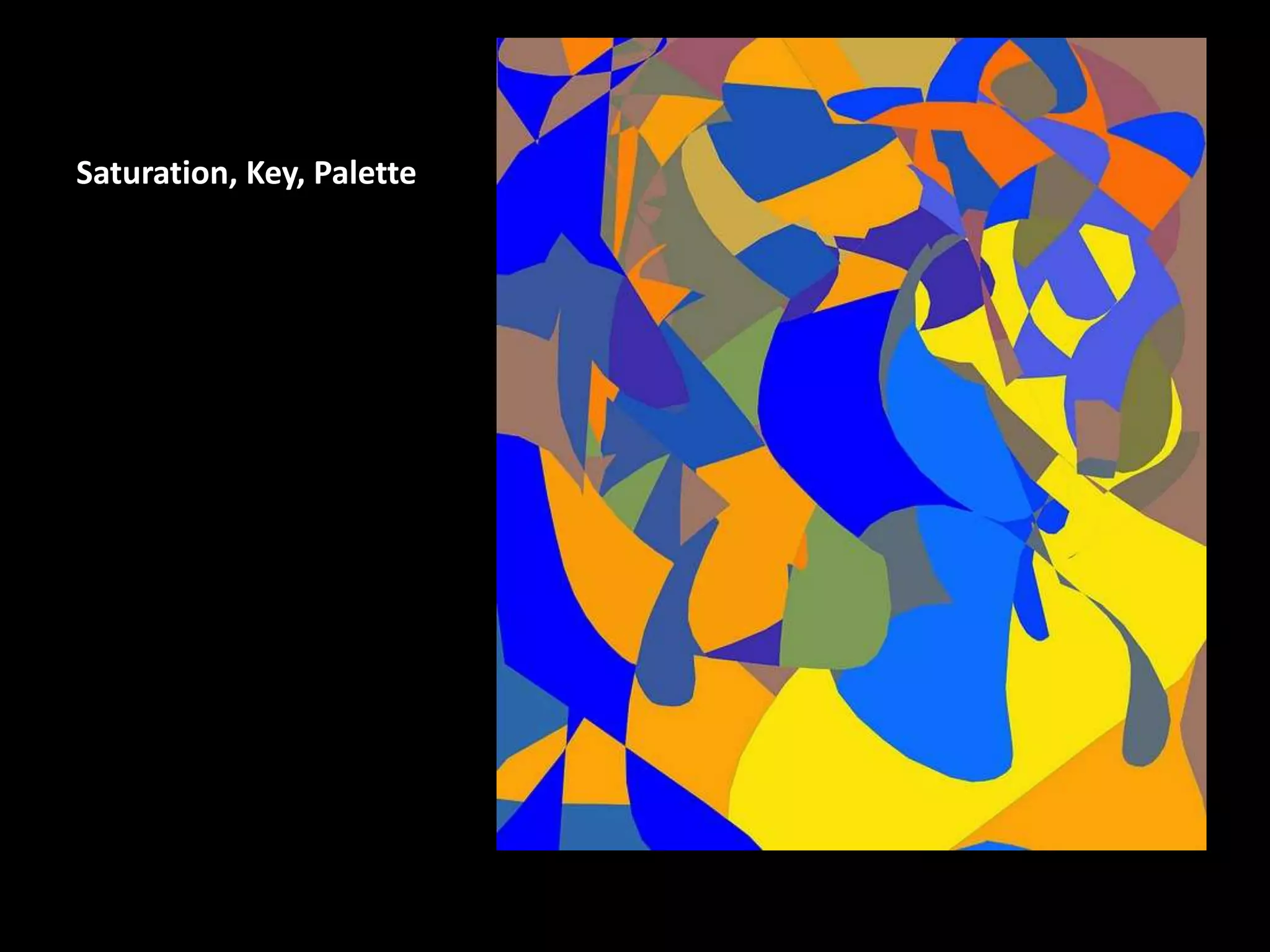 Saturation, Key and Palette | PPTX