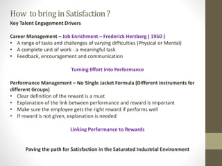 Saturation vs satisfaction in it industry | PPTX