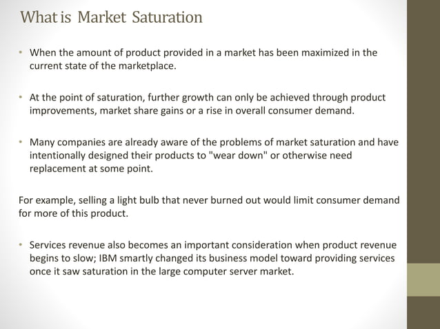 Saturation vs satisfaction in it industry | PPTX