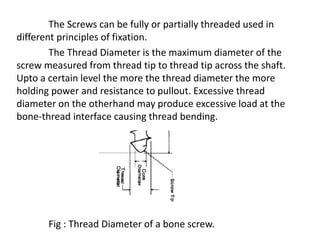 Anatomy of a bone screw, cortical screw vs cancellous screw, wood screw ...