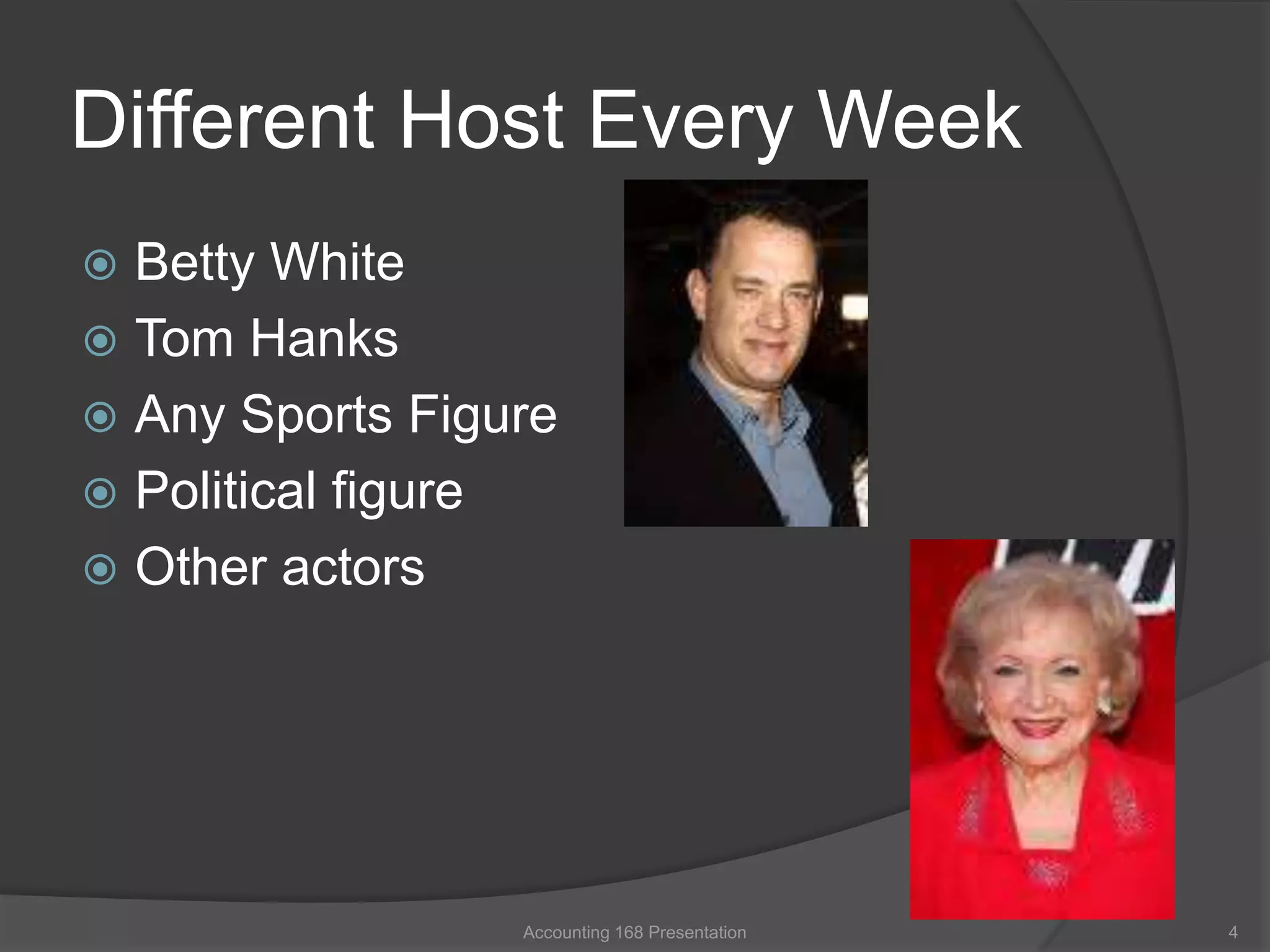 Saturday night live | PPTX