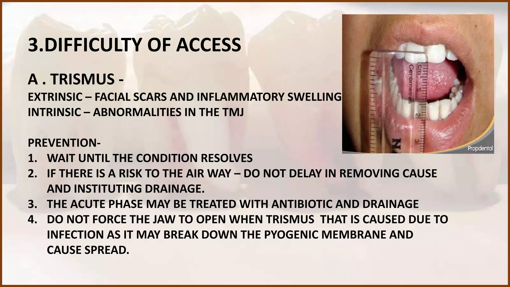 Complication of Tooth extraction and management | PPTX