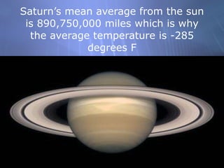 Saturn | PPT