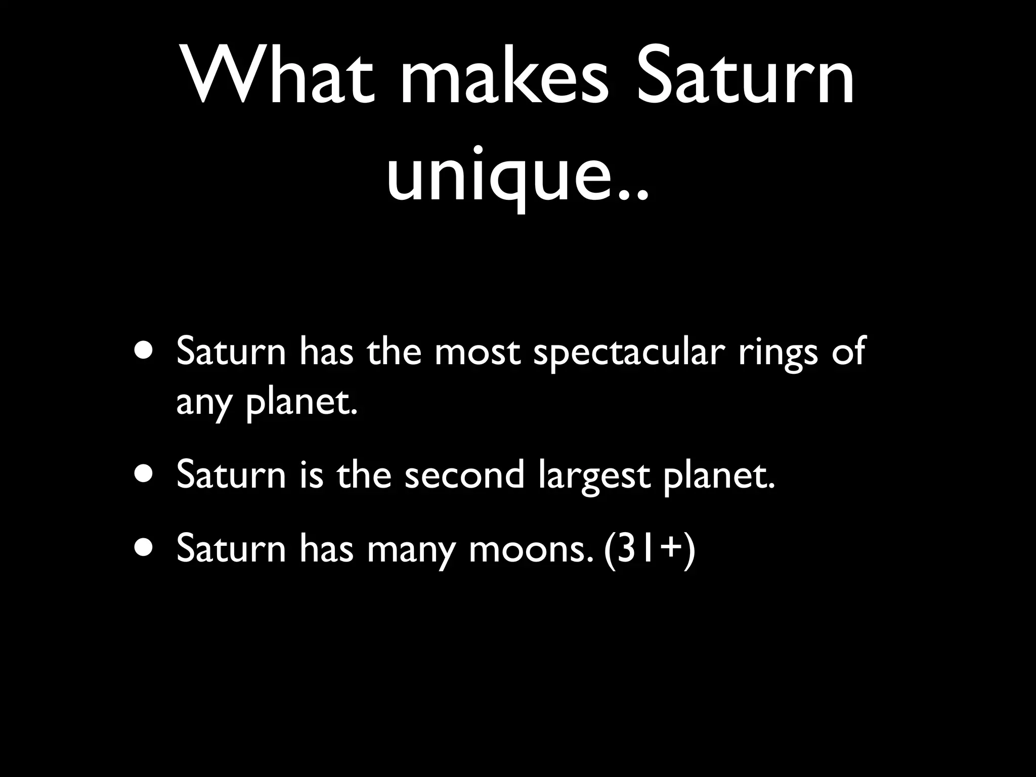 Saturn! | PPT
