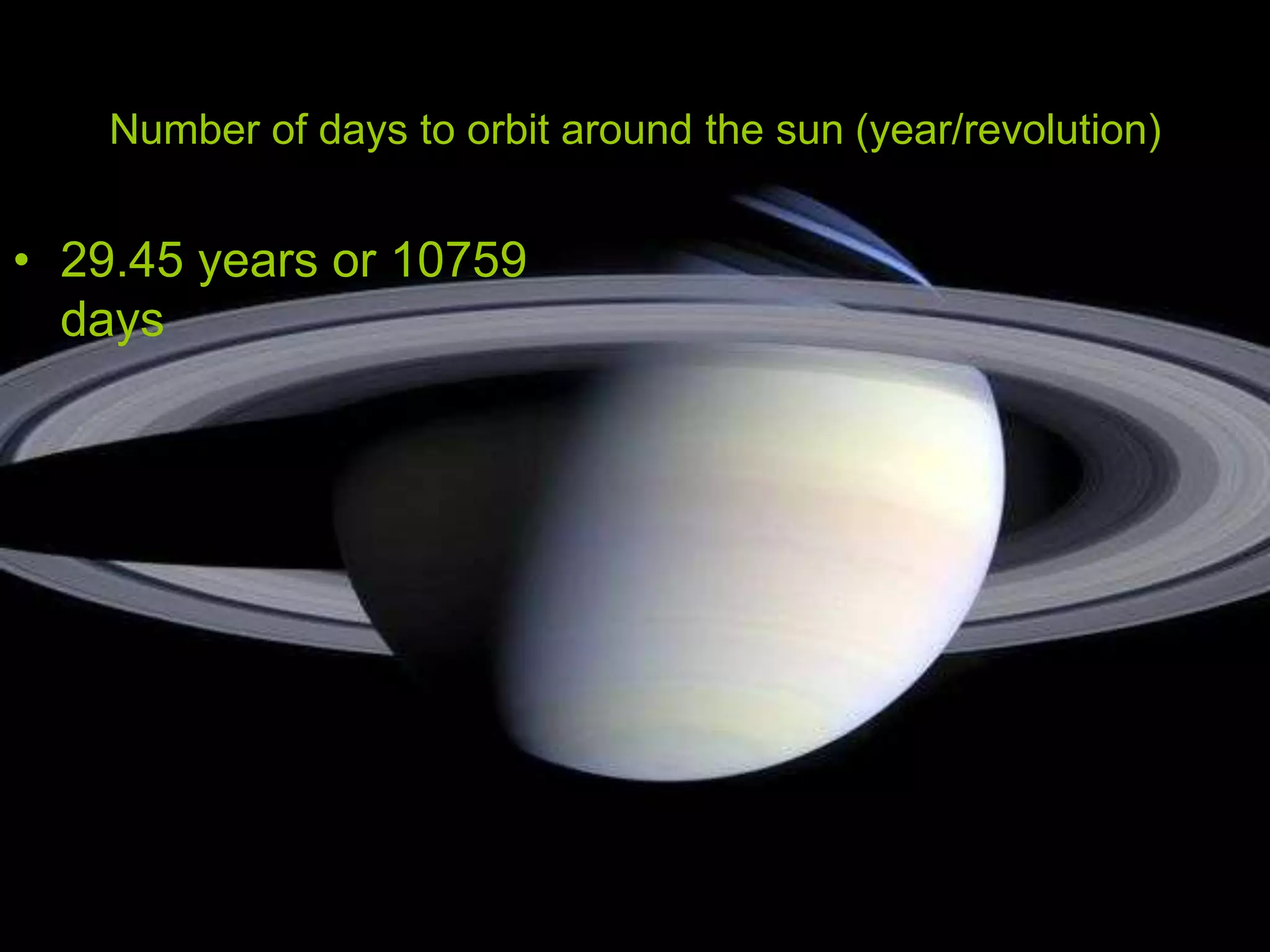 Saturn | PPT