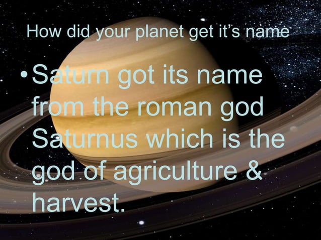 Saturn | PPT