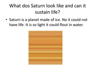 Saturn | PPTX