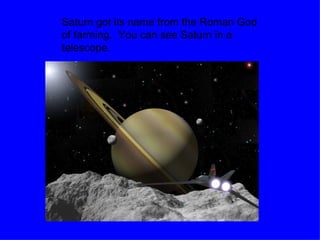 Saturn | PPT