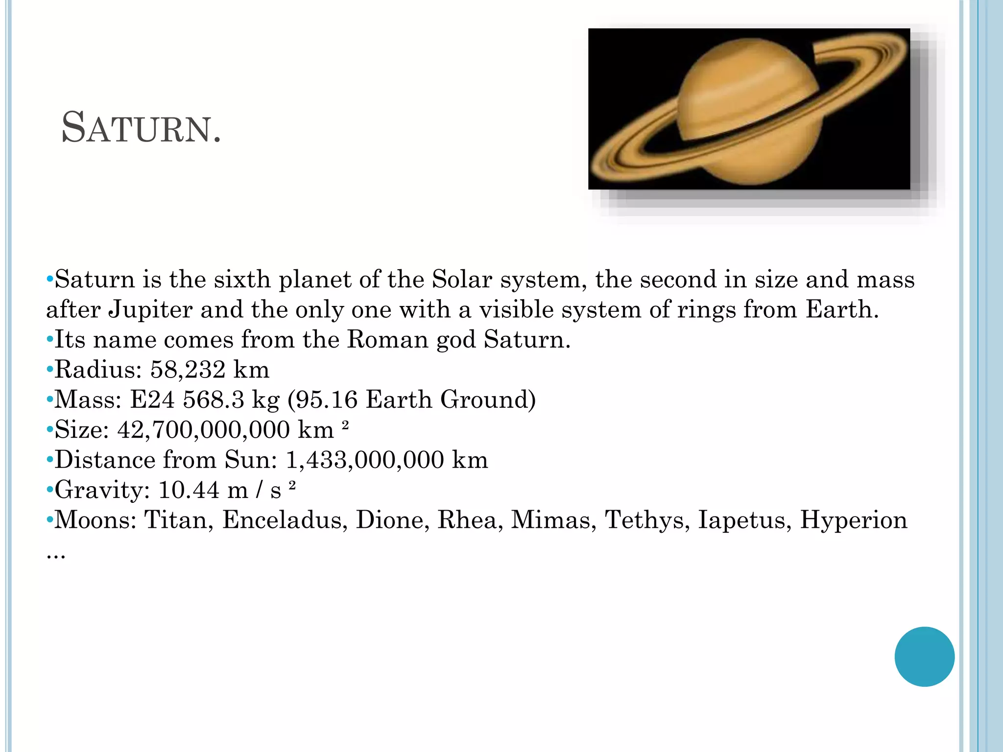 Saturn | PPT