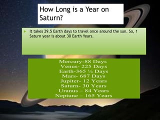 Saturn | PPTX
