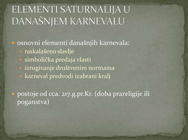 Saturnalia | PPT