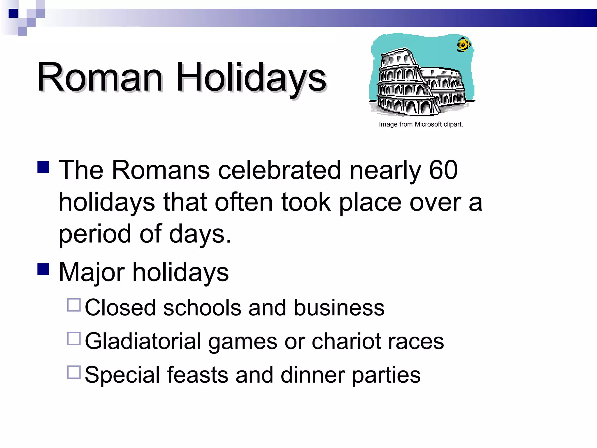 Saturnalia Presentation | PPT