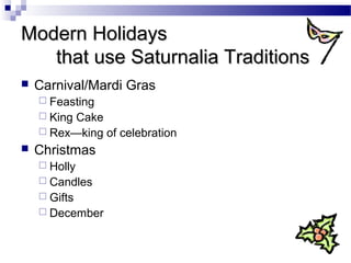 Saturnalia Presentation | PPT