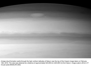 Saturn and its Moons | PPT