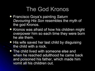 Saturn devouring his son | PPT