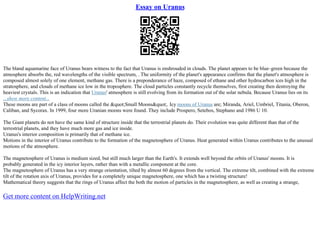 Saturn Essay | PDF