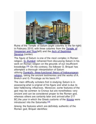 Saturn ( mythology ) . | PDF