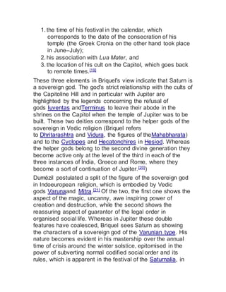 Saturn ( mythology ) . | PDF