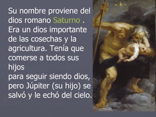 Saturno | PPT