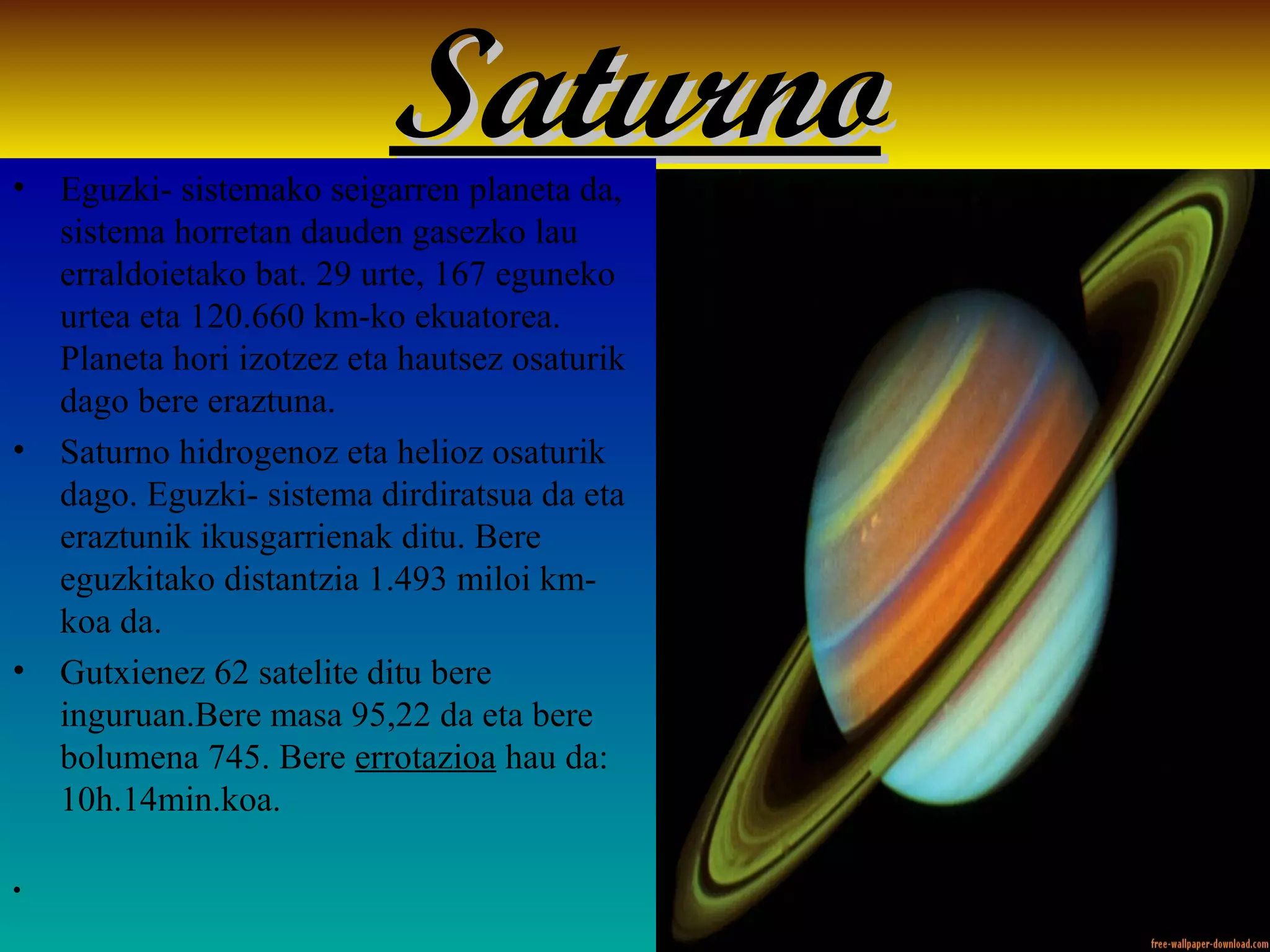 Saturno | PPT