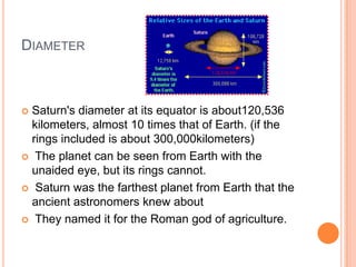 Saturn Powerpoint Project | PPTX