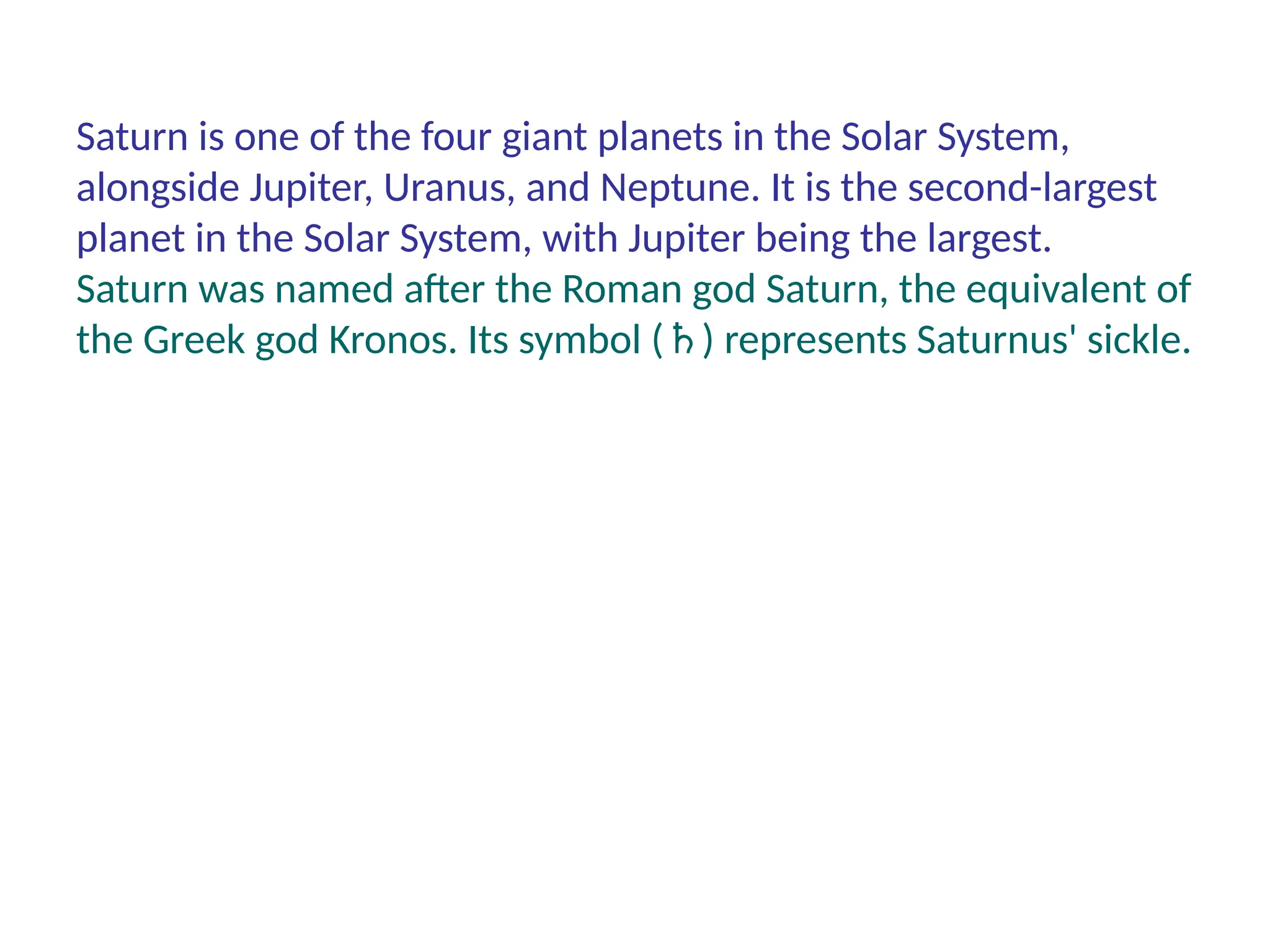 Saturn_Presentation ix a presentation hh | PPTX