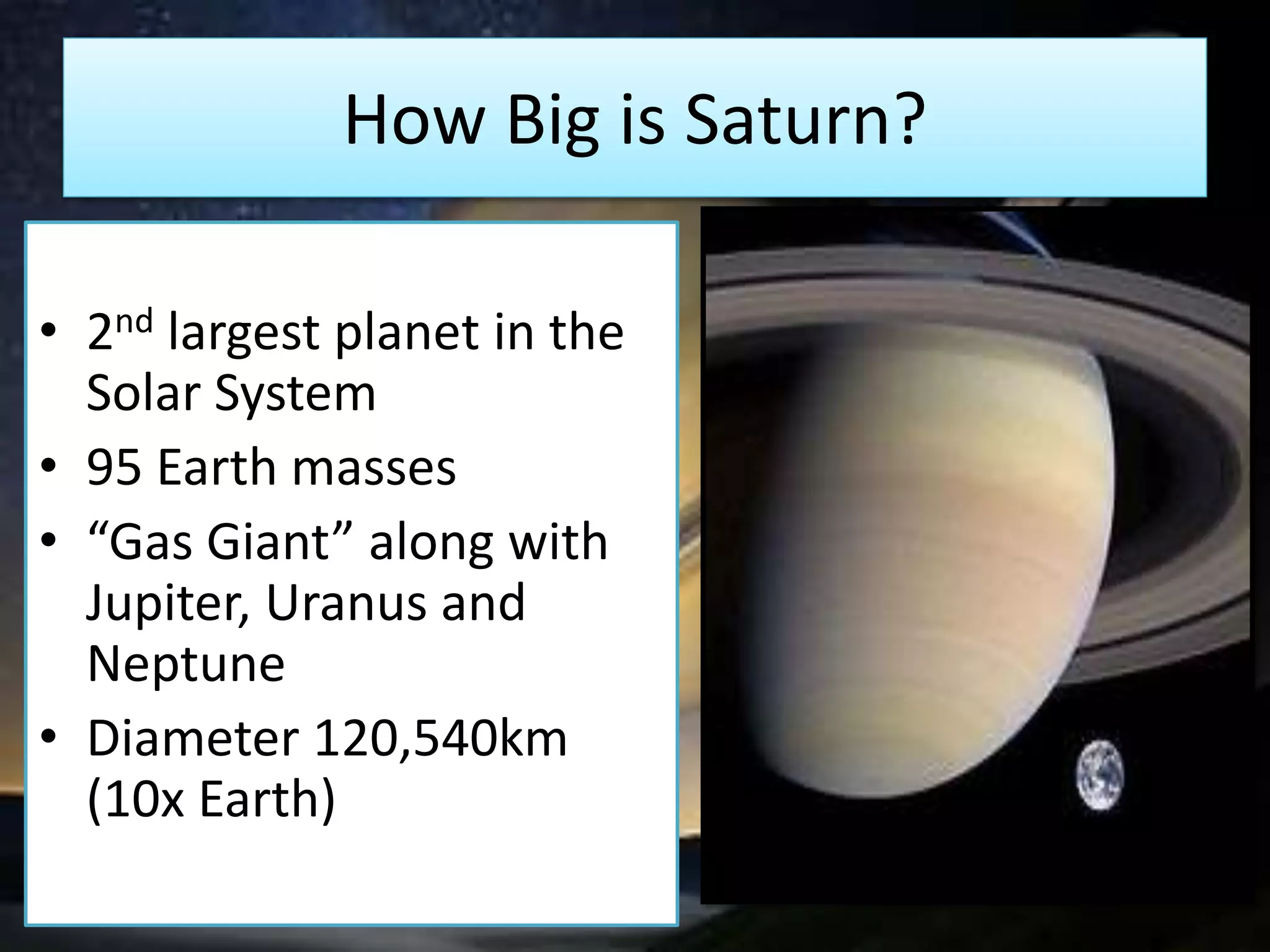 Saturn report | PPTX