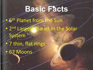 Saturn Planet School Project