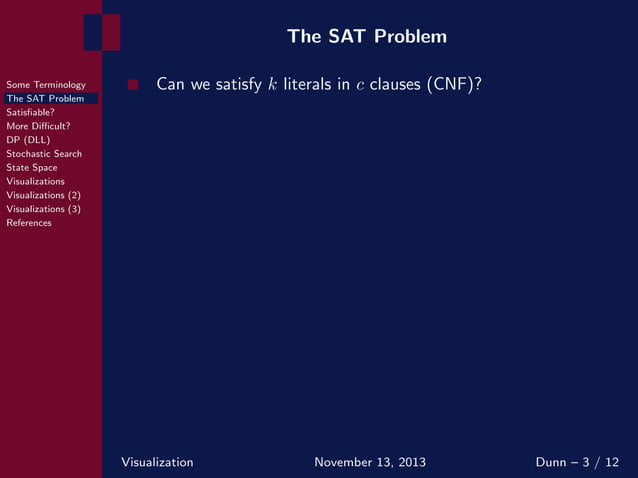SAT Visualization | PPT