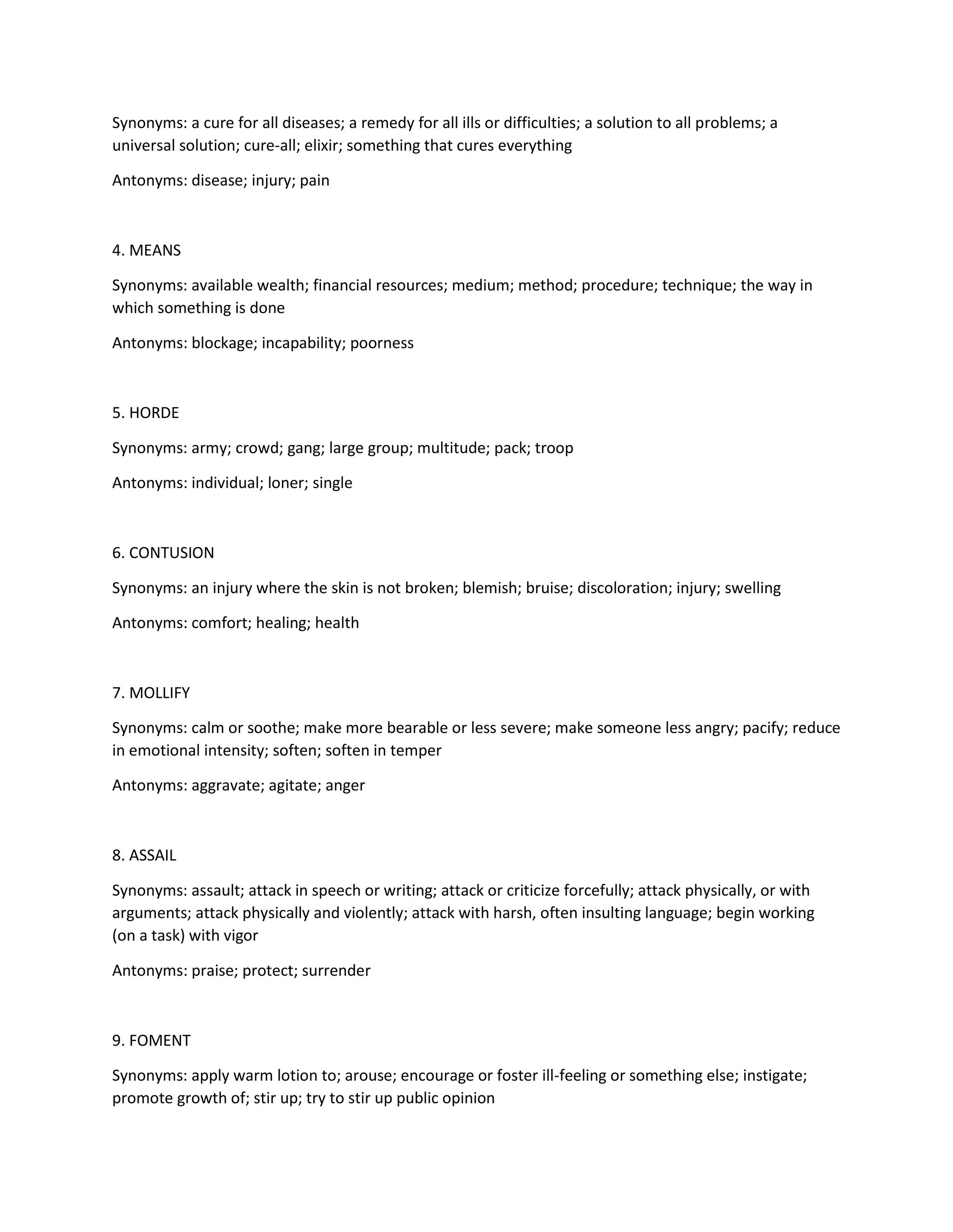 Sat Vocab 1000 | PDF