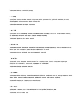 Sat Vocabulary 3 | PDF