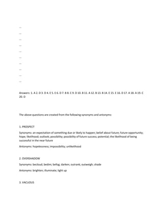 Sat Vocabulary Book | PDF