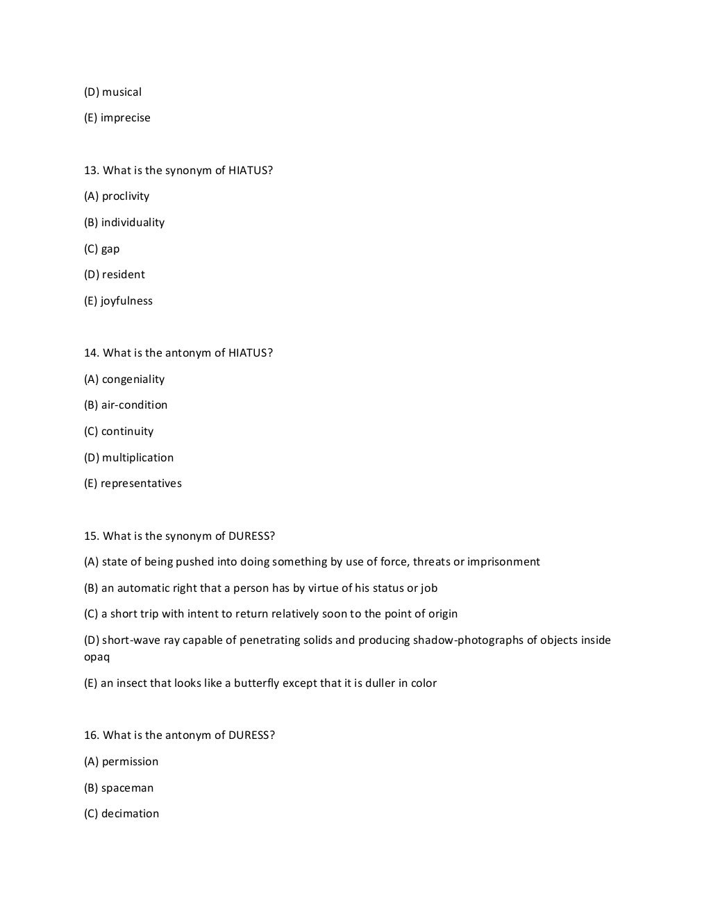 Sat Vocabulary Builder | PDF