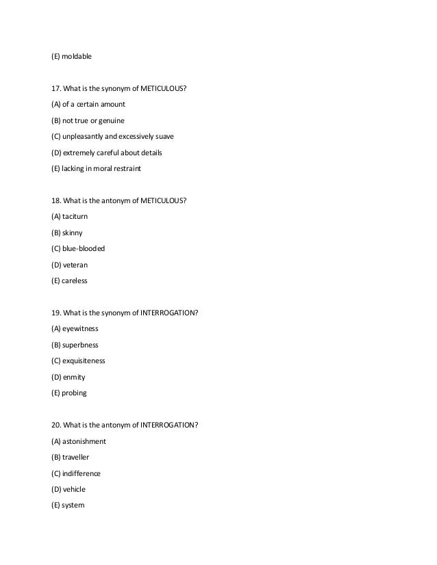 Sat Vocabulary List | PDF