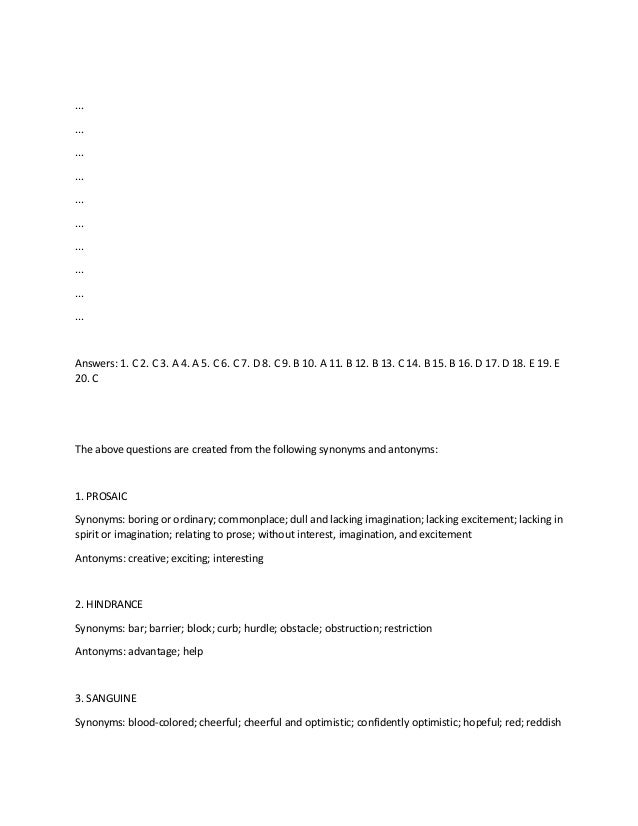 Sat Vocabulary List | PDF