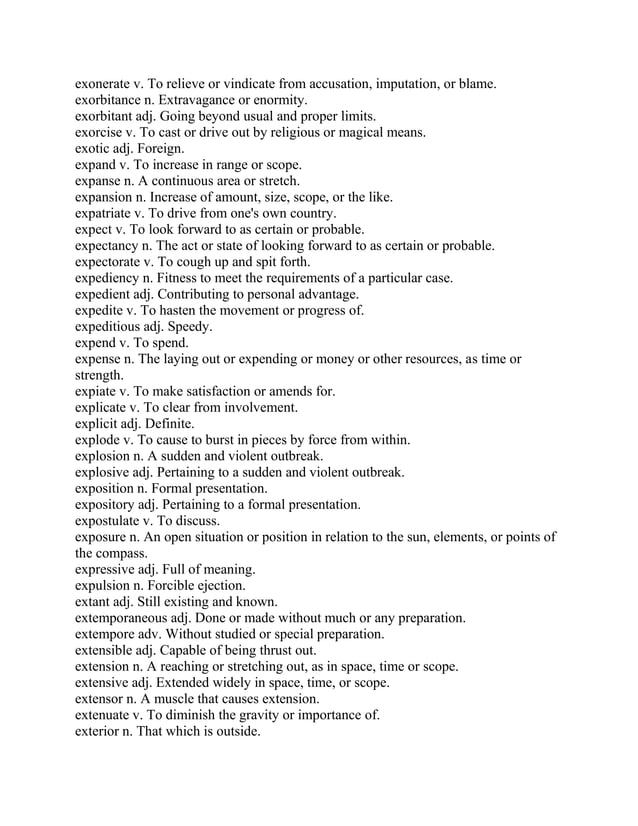 Sat vocabulary words | PDF