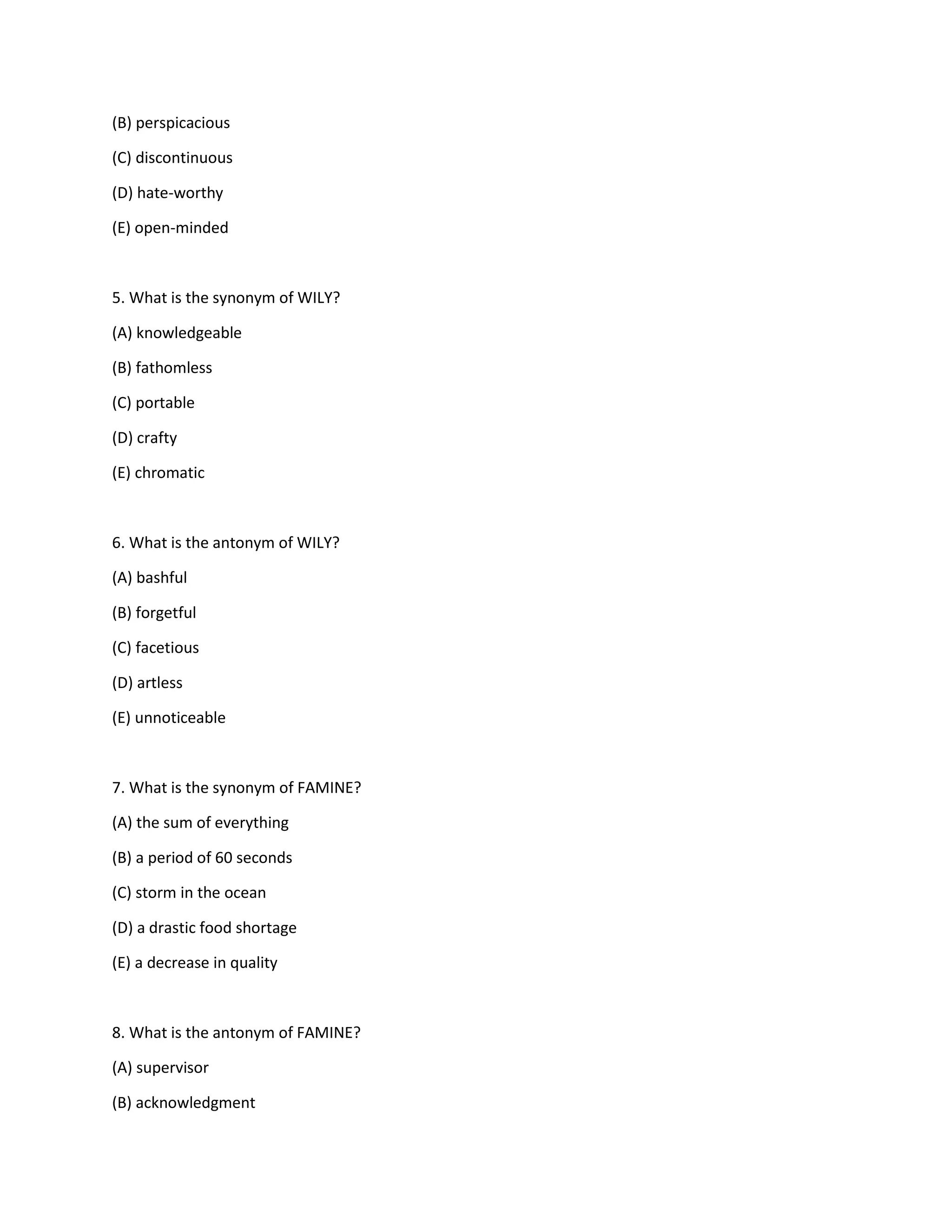 Sat Vocabulary Words Book | PDF