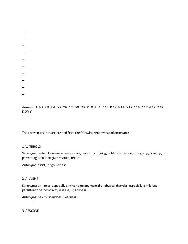 Sat Vocabulary Words Quizlet | PDF