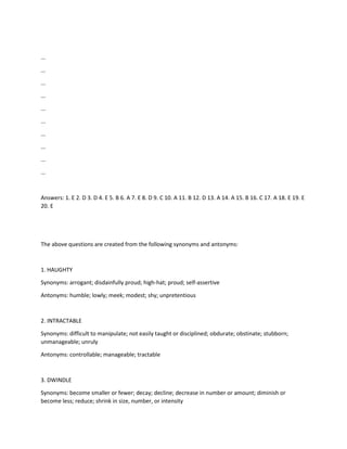 Sat Vocabulary Workbook | PDF