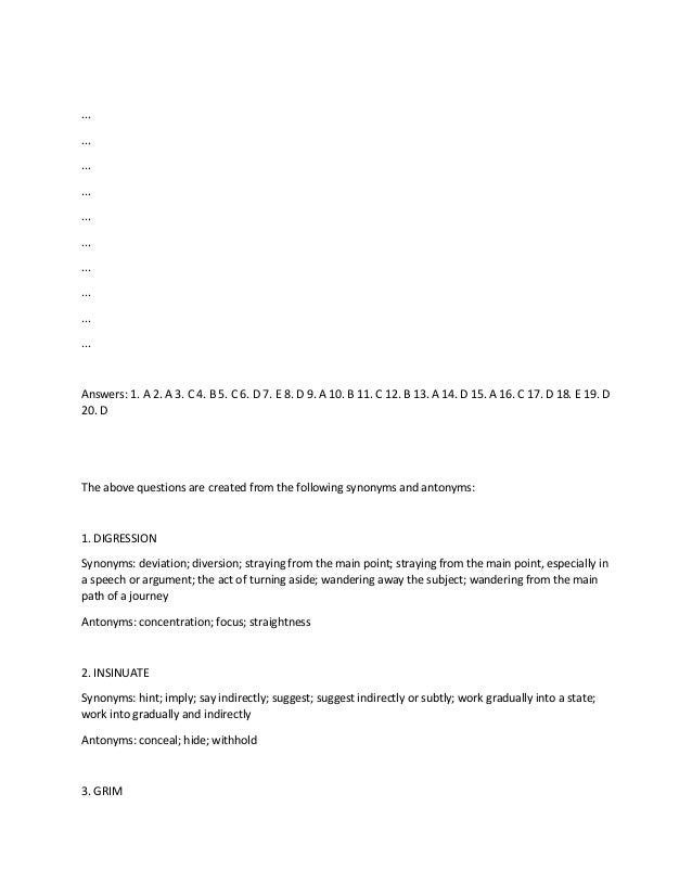 Sat Word Of The Day List | PDF